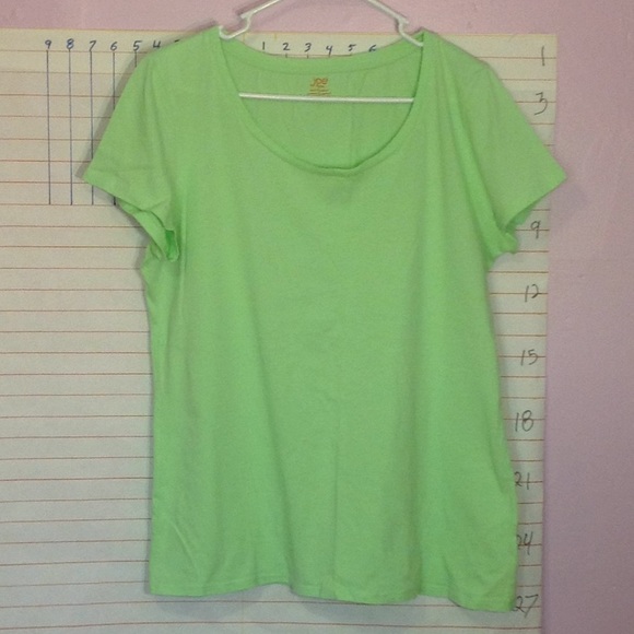Joe Fresh | Tops | Joe Fresh Womens Tee Sz Xl Lt Bright Green | Poshmark
